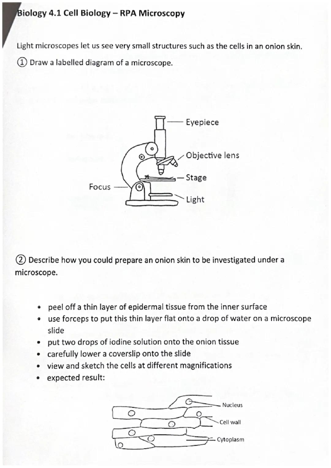 Simply explained: AQA GCSE Biology Paper 1 Required Practicals PDF ...