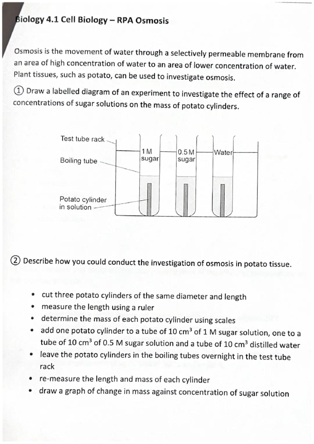 Simply explained: AQA GCSE Biology Paper 1 Required Practicals PDF ...