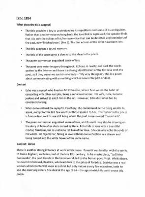 Poppies Poem Analysis and Annotations PDF for GCSE English Literature ...