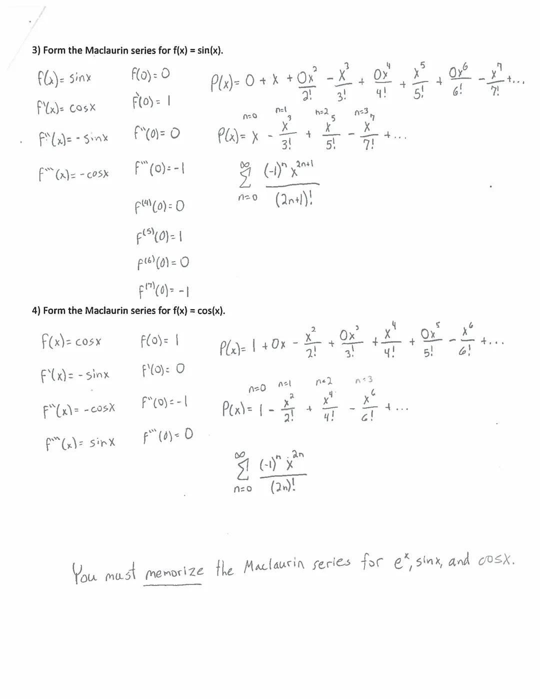 Simply explained: Taylor and Maclaurin Series (AP Calculus AB/BC ...