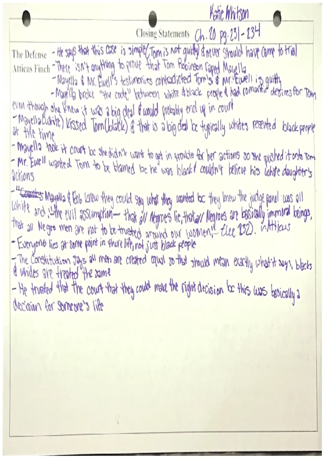 All About Tom Robinson in To Kill a Mockingbird: Description, Quotes ...