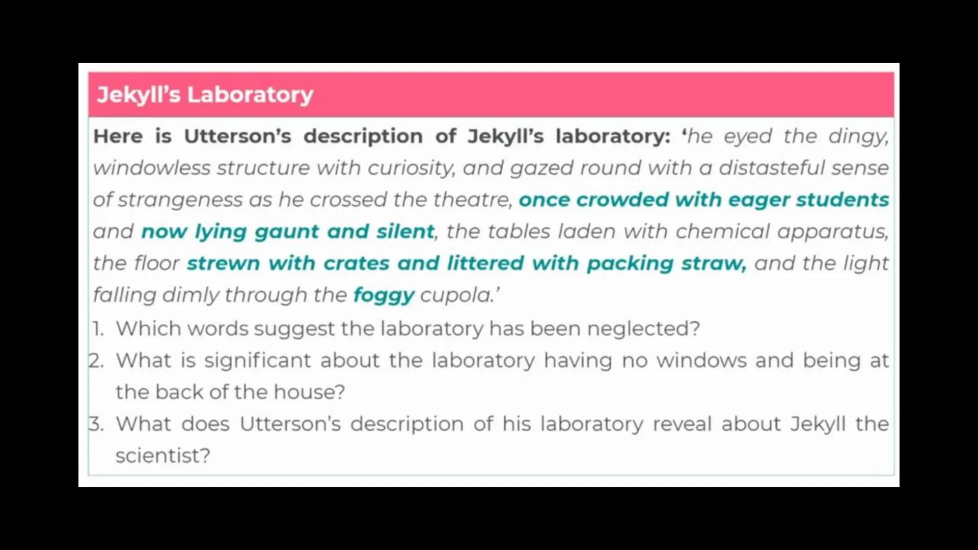 Exploring Science and Religion Themes in Jekyll and Hyde (English Lang ...