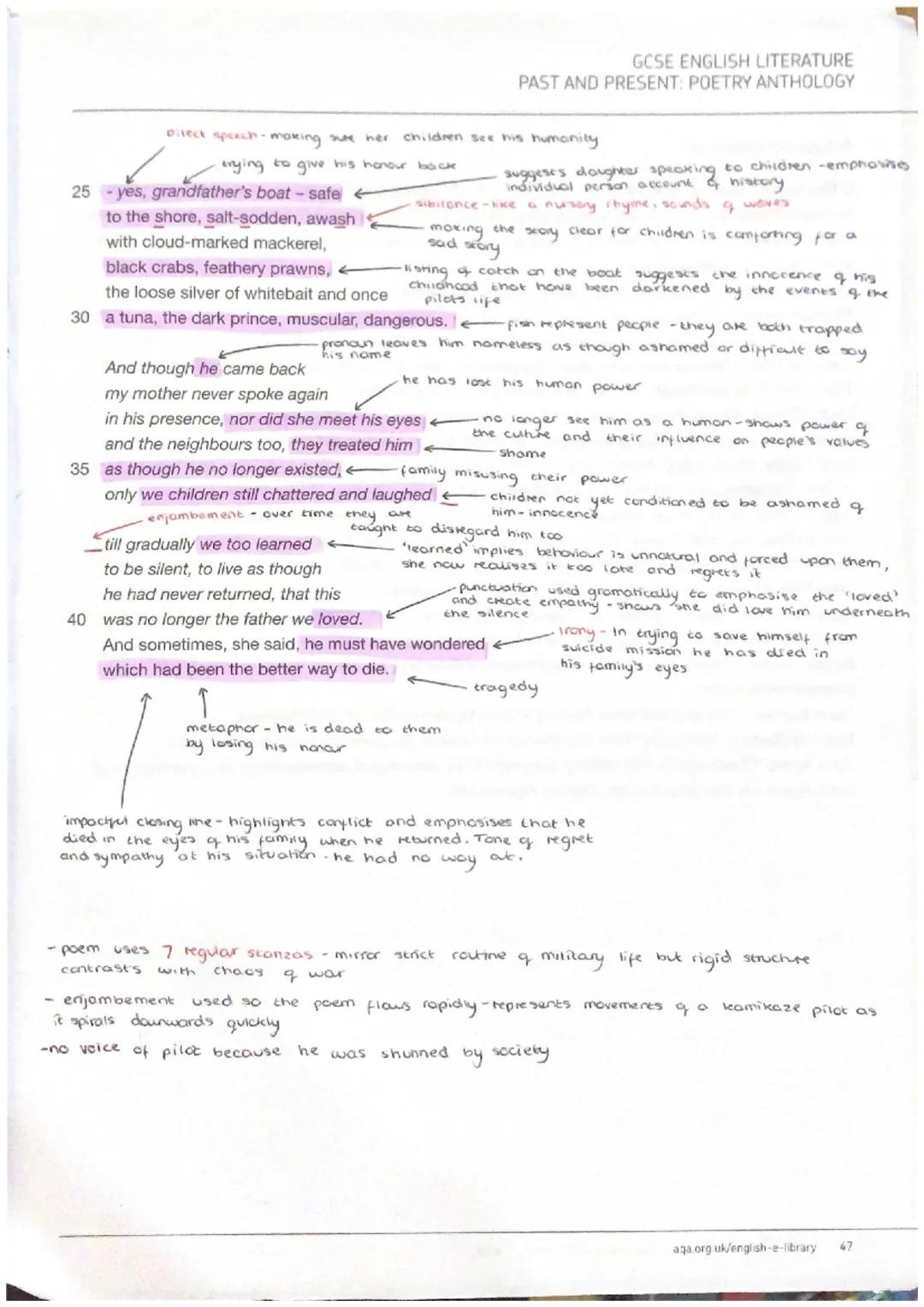 Kamikaze Poem Analysis: Themes, Structure, and Quotes (English ...