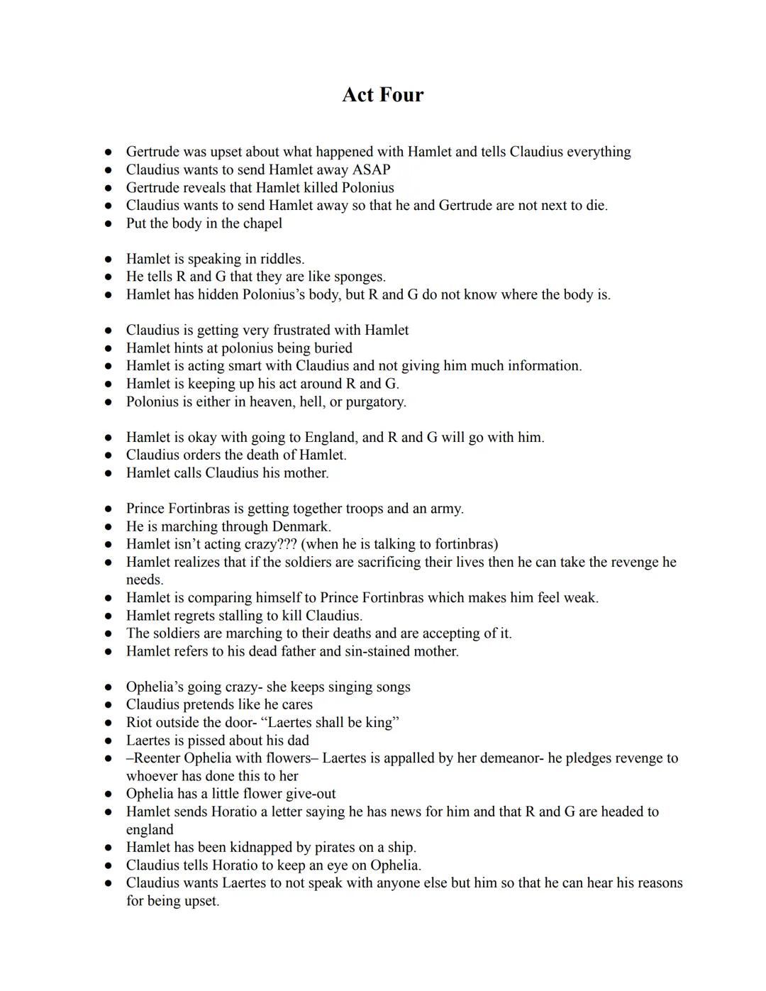 Hamlet Act 1 Summary: Your Complete Guide to Scenes and Characters ...