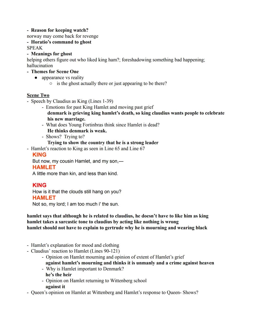 Hamlet Act 1 Summary: Your Complete Guide to Scenes and Characters ...