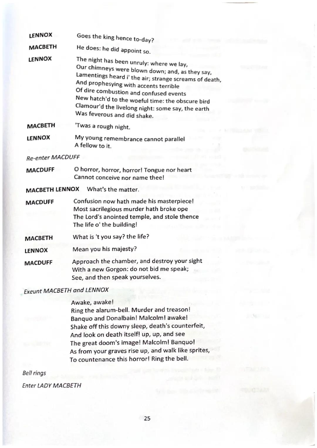 Simply explained: Macbeth Act 2: Detailed Annotations, Summaries, and ...