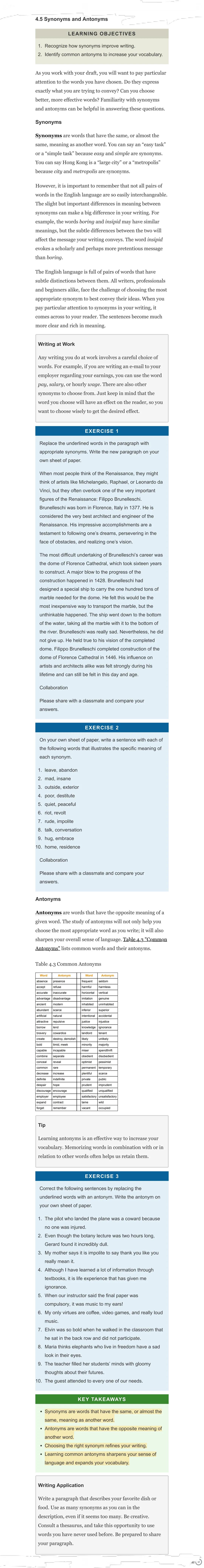 Recognizing words with similar or opposite meanings (Reading (SAT ...