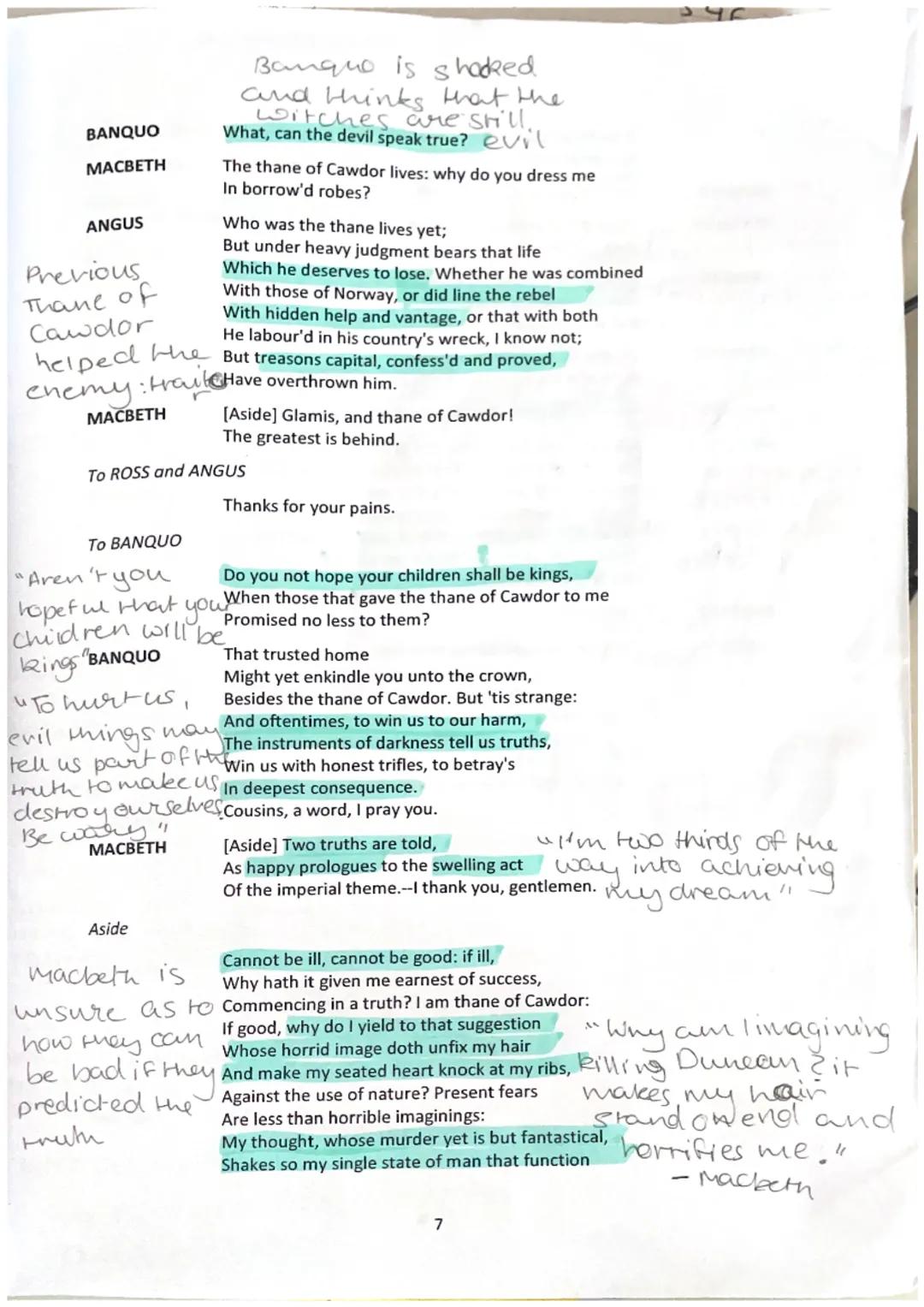 Macbeth Act 1: Fun Summary, Analysis, and Annotations (English ...